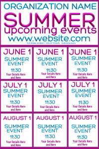 Summer Events Template | PosterMyWall
