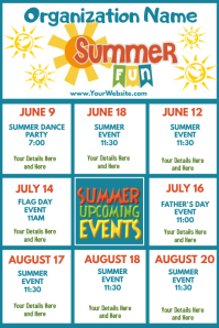 Upcoming Events Template | PosterMyWall