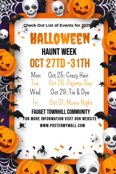 Modèle Upcoming Events Creative Calendar Poster | PosterMyWall