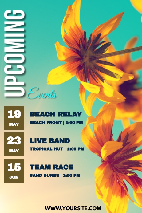 upcoming events Template | PosterMyWall
