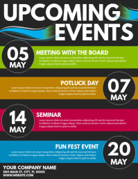 Upcoming Events Calendar Template | PosterMyWall