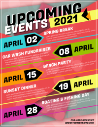 Upcoming Events Template | PosterMyWall