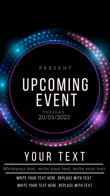 upcoming events Template | PosterMyWall