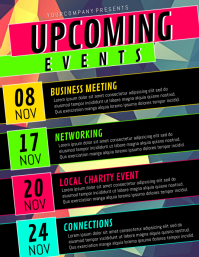 Upcoming Events Template | PosterMyWall
