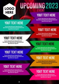 events schedule Template | PosterMyWall