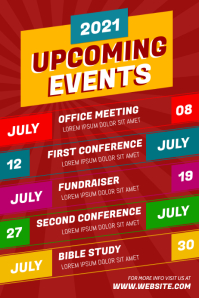 Upcoming Events Flyer Template | PosterMyWall