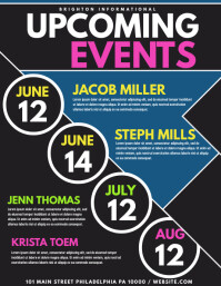 upcoming events Template | PosterMyWall