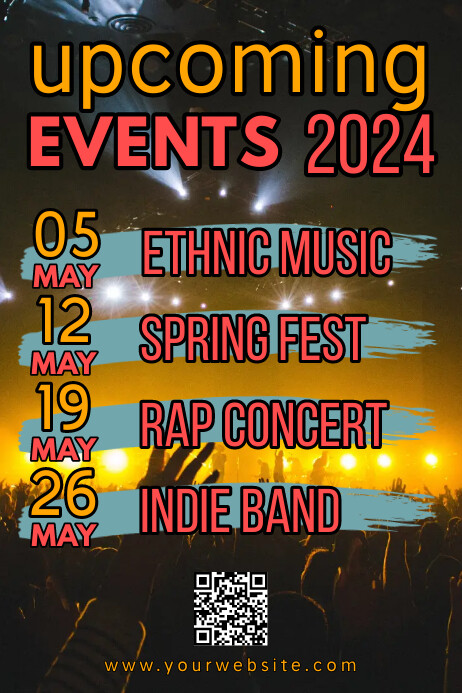 Upcoming Events Template | PosterMyWall