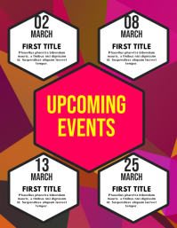Weekly Events Flyer Template | PosterMyWall