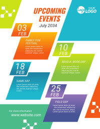 Upcoming Events Flyer Template | PosterMyWall