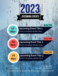 March Upcoming Events Template | PosterMyWall