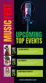 Upcoming Events Instagram Story Template | PosterMyWall