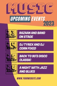 Upcoming Event Poster Template | PosterMyWall