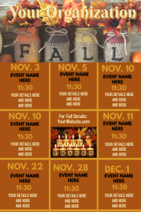 November Upcoming Event Flyer Template | PosterMyWall
