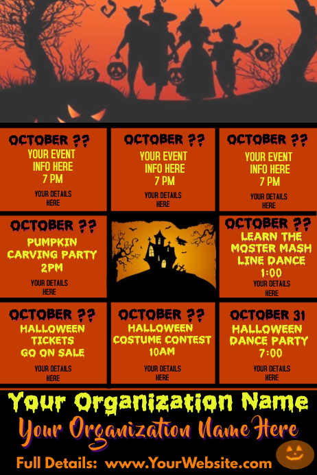 October Template | PosterMyWall