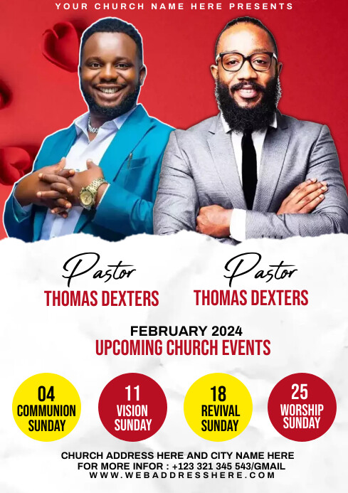 upcoming events schedule Template | PosterMyWall