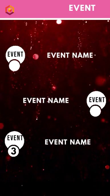 upcoming events schedule / timetable/ Event Template | PosterMyWall