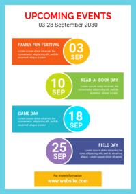 Upcoming Events Template | PosterMyWall