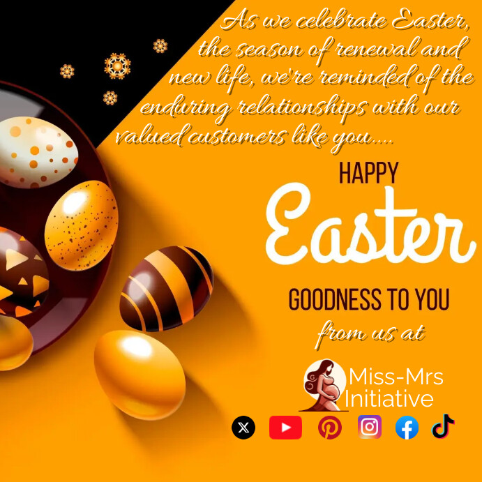 Upcoming Holiday Easter Wishes for Business Template | PosterMyWall