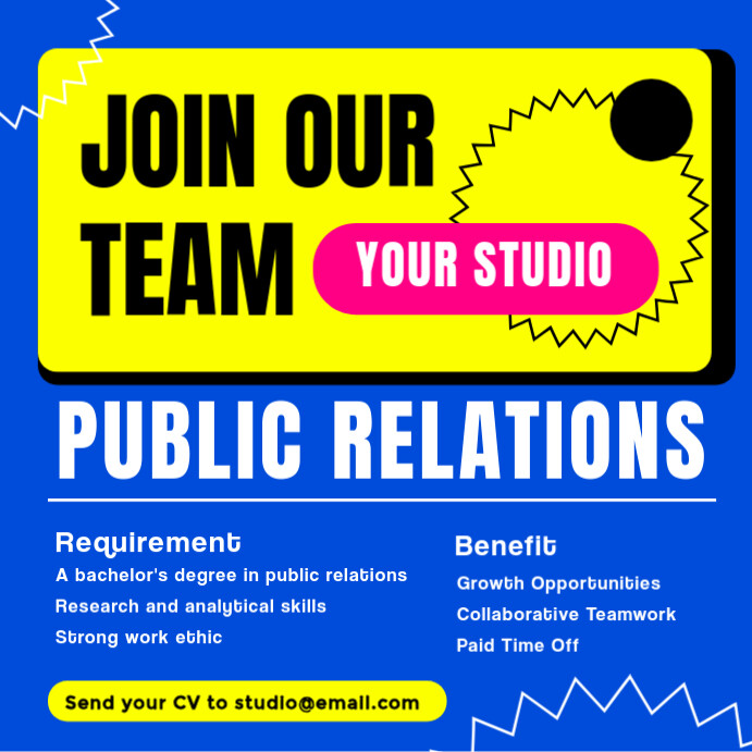 Uplifting and Positive Modern & Minimal Hiring Instagram Post Template ...