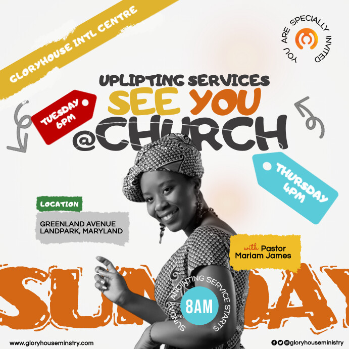 Uplifting service Template | PosterMyWall