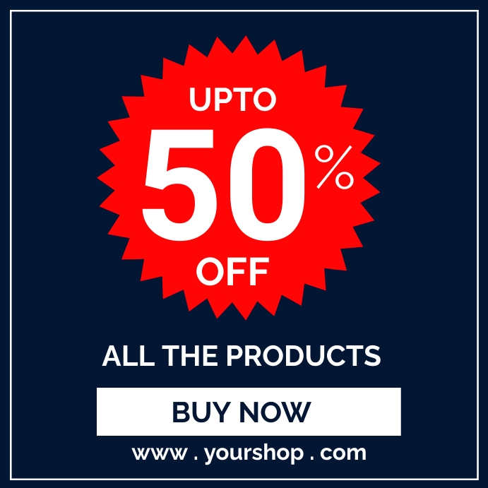 Upto 50% off customised template | PosterMyWall