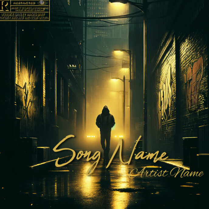 Urban, Raw Vibe With Deep Meaning Album Cover Template | PosterMyWall