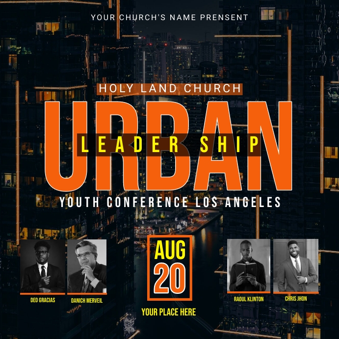 URBAN CHURCH Template | PosterMyWall