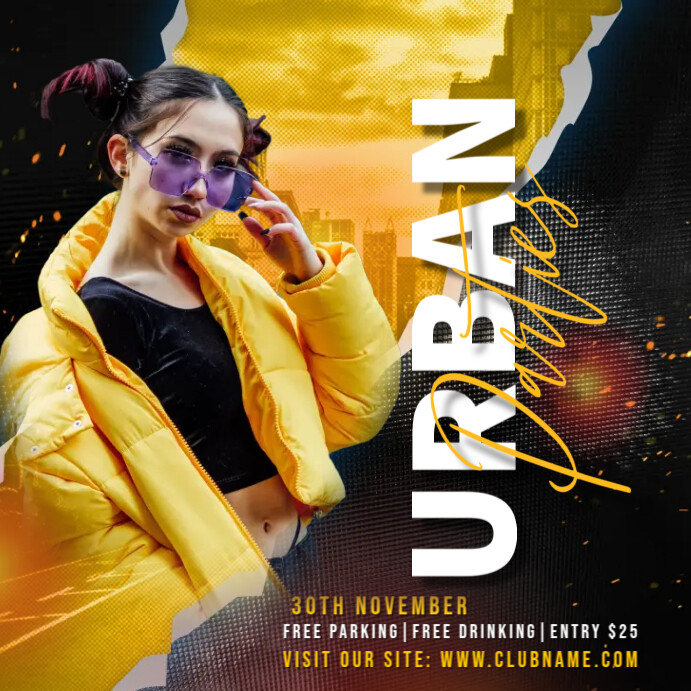 Urban Club Ads Template | PosterMyWall