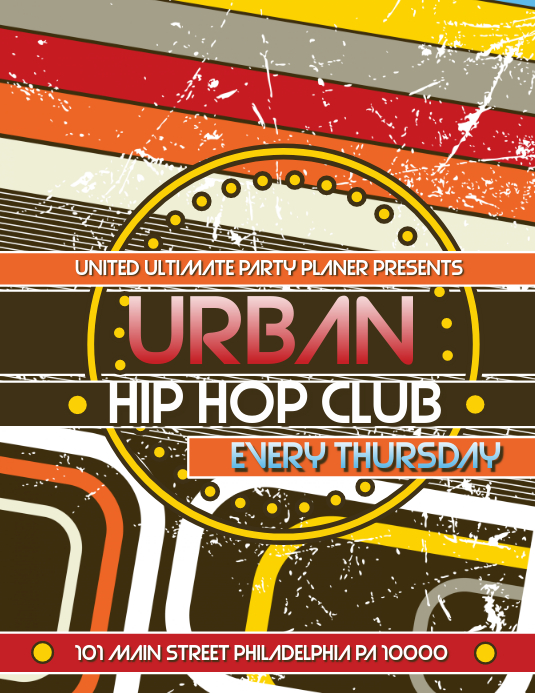 Urban Club Template | PosterMyWall