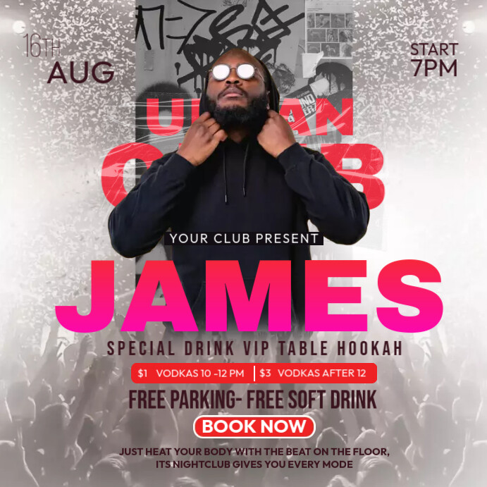 Urban Club Party Ads Template | PosterMyWall