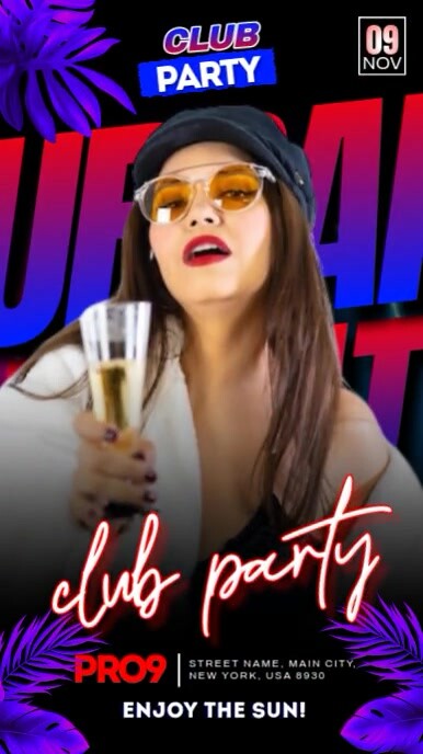 Urban Club Party Template | PosterMyWall