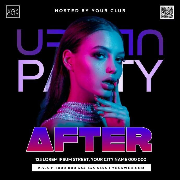 Urban Club Party Template | PosterMyWall