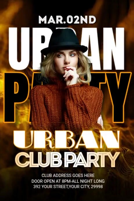 Plantilla de Urban Club Party | PosterMyWall