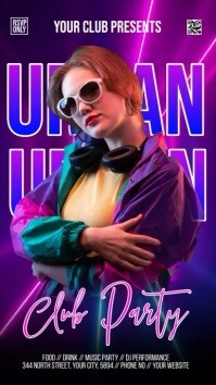 Urban Club Party Video Template | PosterMyWall