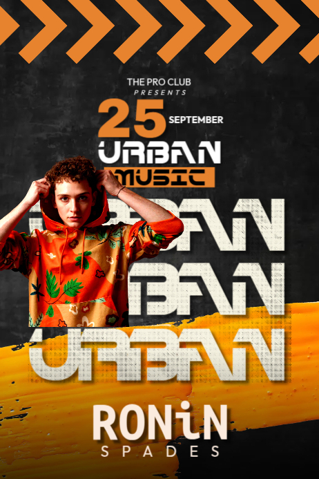 Urban Dj Music Template | PosterMyWall