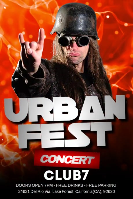 Urban Fest Template | PosterMyWall
