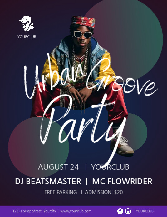Urban Groove Party Template | PosterMyWall
