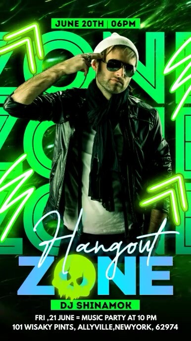 Copy of Urban Hangout Zone Party | PosterMyWall