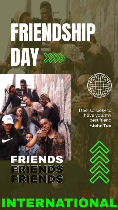 Urban International Friendship Day Story Template | PosterMyWall