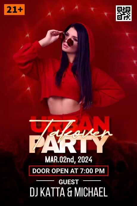 Urban Ladies Takeover Templat | PosterMyWall