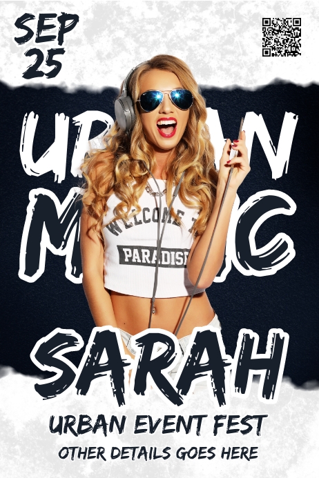 Plantilla de Urban Music Ads | PosterMyWall
