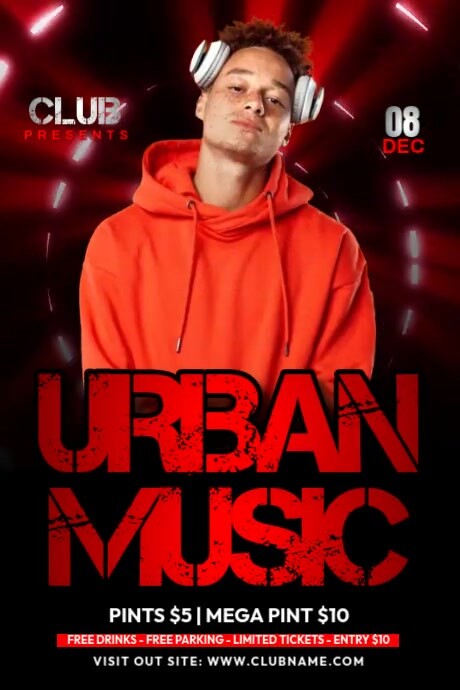 Urban Music Ads Template | PosterMyWall