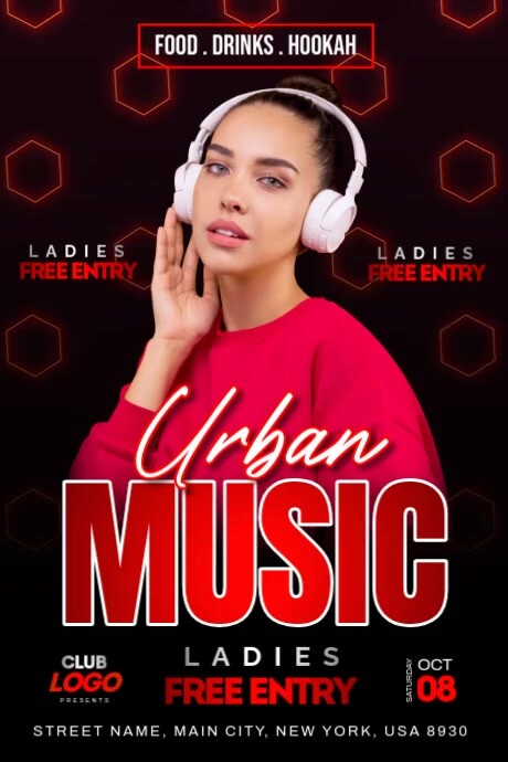 Urban Music Ads Template | PosterMyWall