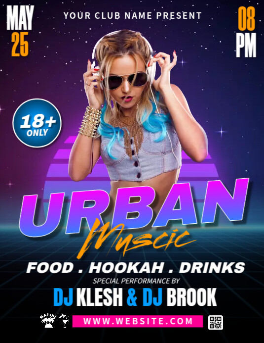 Urban Music Ads Template | PosterMyWall