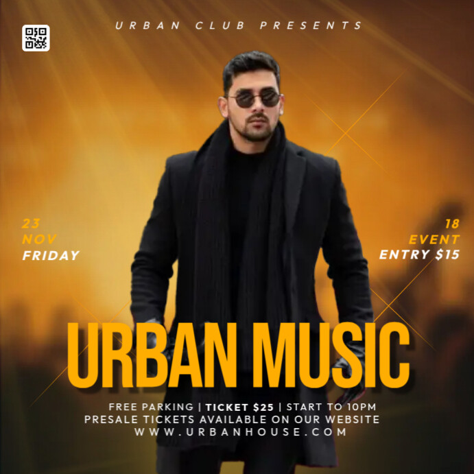 Urban Music Club Template | PosterMyWall