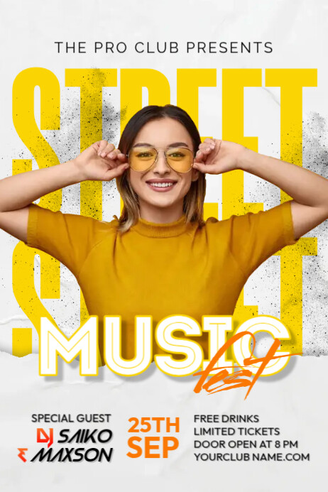 Urban music fest Template | PosterMyWall