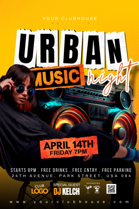 Urban Music Night Template | PosterMyWall