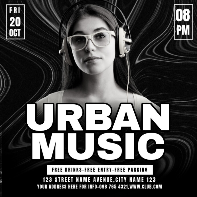 Urban Music Night Template | PosterMyWall
