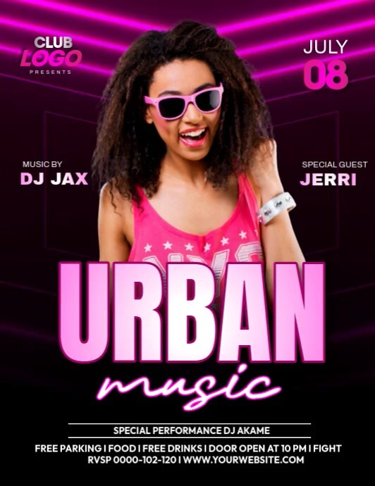 Urban Music Night Template | PosterMyWall